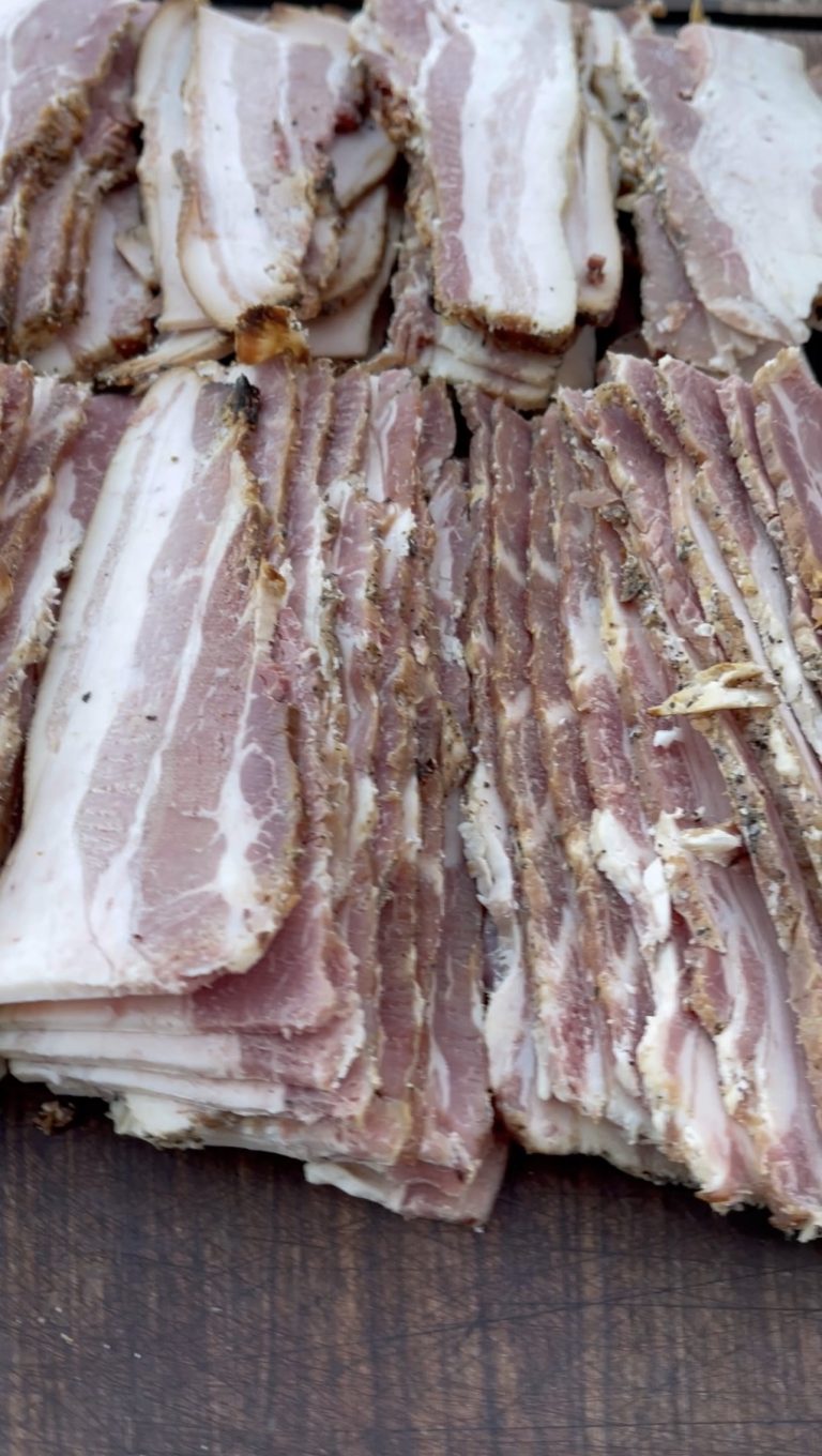 Homemade Maple Bacon - How low can you slow?